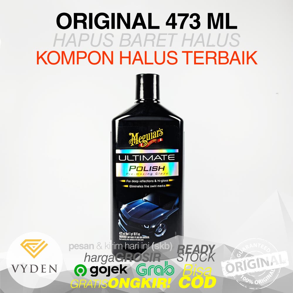 Jual Meguiars Ultimate Polish Kompon Halus Pakai Tangan Dual Action ...