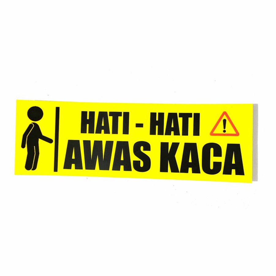 Jual STIKER HATI HATI AWAS KACA | Shopee Indonesia