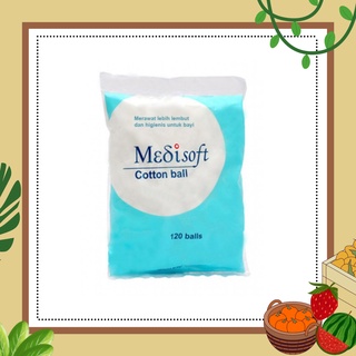 Jual Kapas Medisoft Cotton Ball 120ball Kapas Cebok Bayi | Shopee Indonesia
