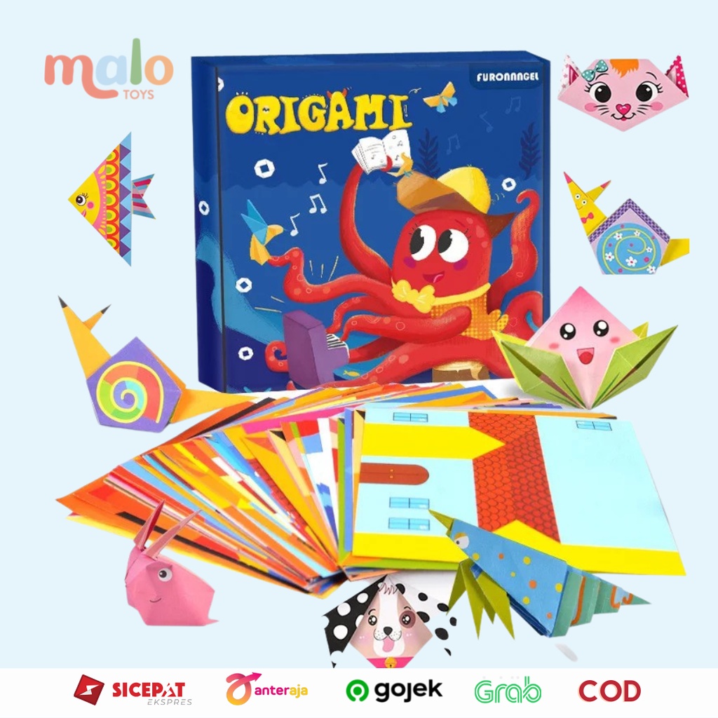 Jual MALOTOYS - Furonangel Origami Motif Set Mainan DIY Origami Kertas ...