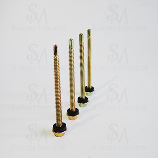 Jual SDS 12 X 70 WILSON / BAUT BAJA RINGAN / SEKRUP ROOFING 12 MM X 70 ...