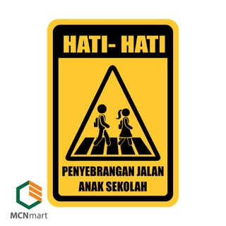 Jual Murah Rambu Penyebrangan Jalan Anak Sekolah 35cm x 50cm Plat ...