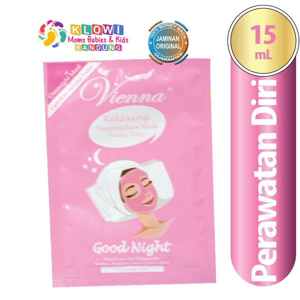 Jual Vienna Relaxing Good Night Face Mask 15 Ml / Sleeping Mask ...