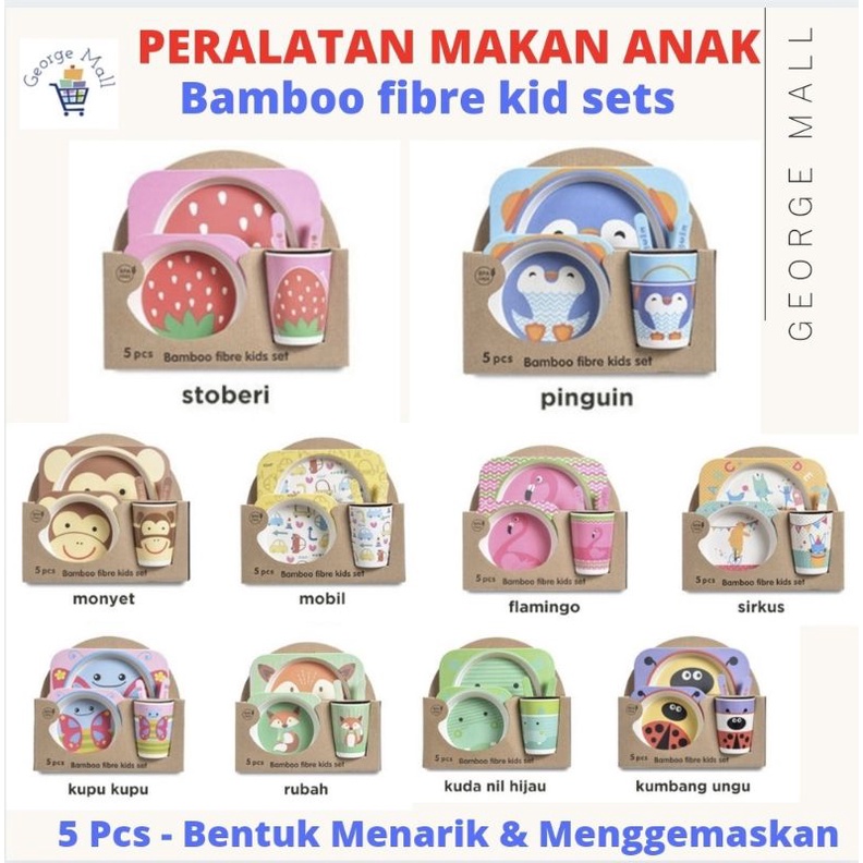 Jual ALAT MAKAN ANAK BAYI SET BAMBOO FIBRE KIDS SET PERALATAN MAKAN ... Jual ALAT MAKAN ANAK BAYI SET BAMBOO FIBRE KIDS SET PERALATAN MAKAN ...