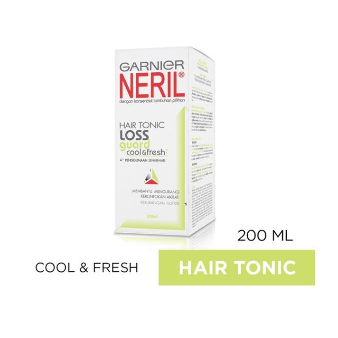 Jual Garnier Neril Hair Tonic Loss Guard Cool & Fresh Hair Care - 200 ...