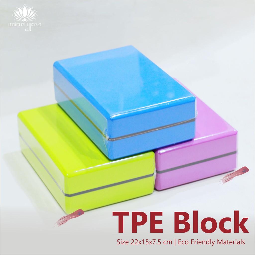 TPE Block / Balok Yoga TPE / Balok Senam Rubber | Shopee Indonesia