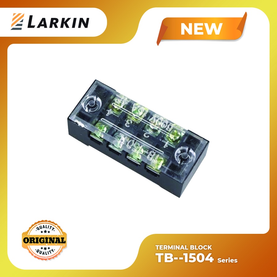 Jual Terminal Block 4P 15A Larkin TB-1504 15A | Shopee Indonesia