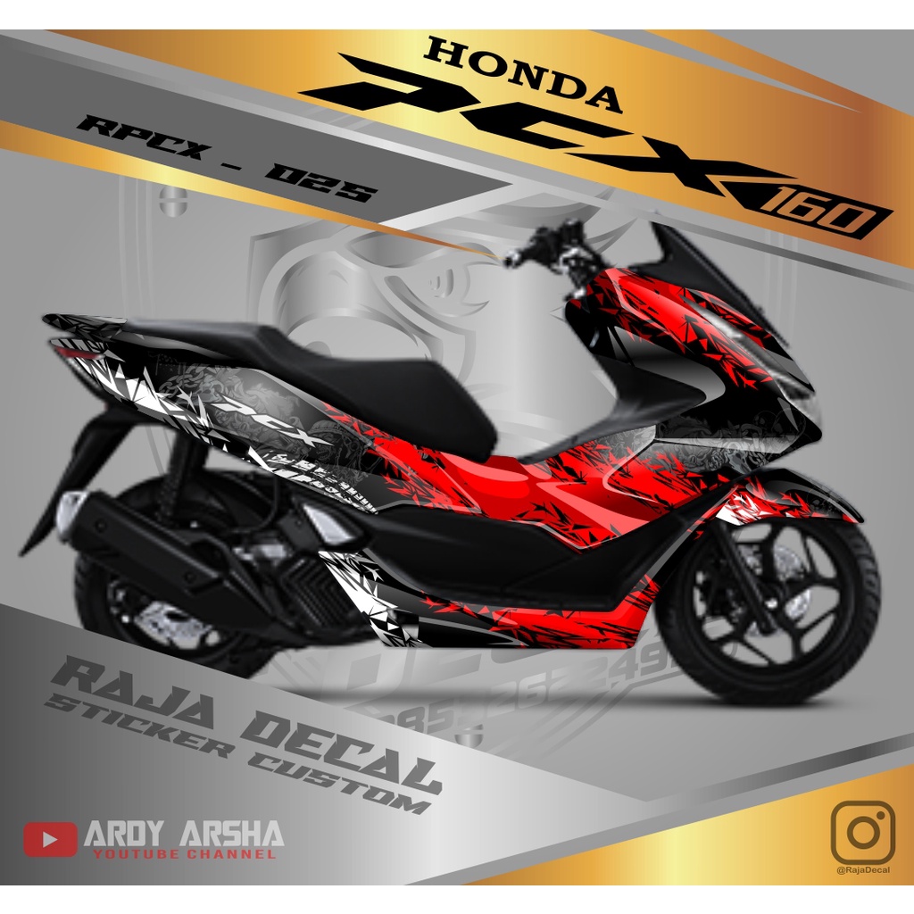 Jual Decal Sticker Honda PCX 160 2021 Fullbody - Dekal PCX160 New ...