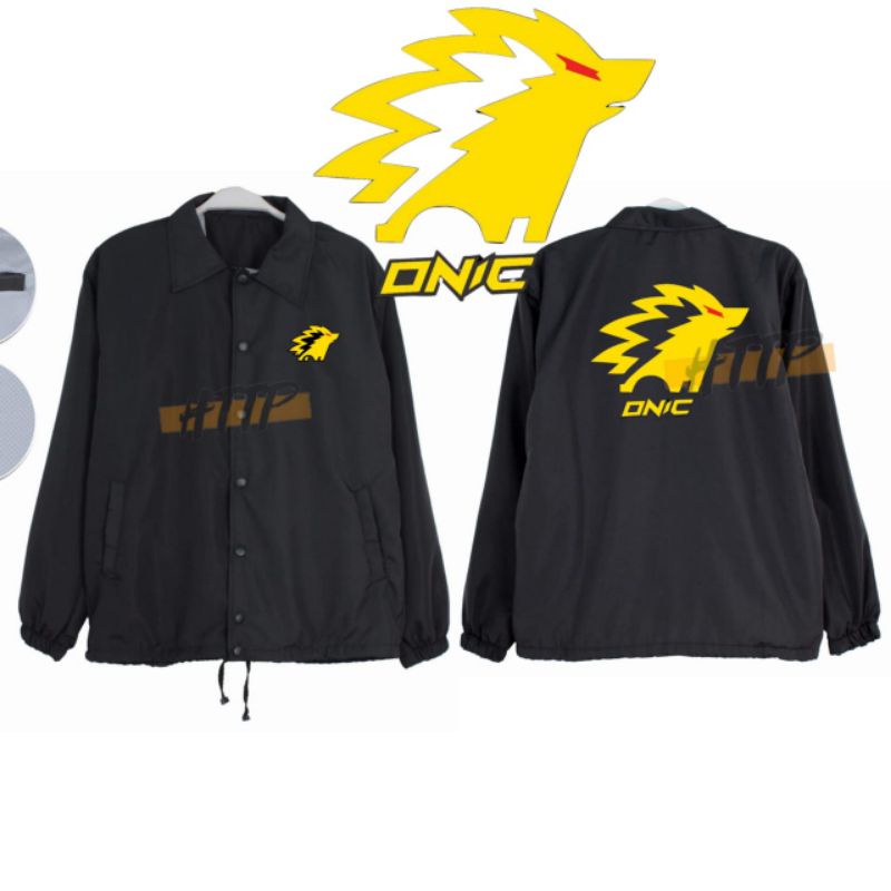 Jual JAKET COACH ONIC ESPORTS WINDBREAKER TASLAN GAMING PRIA DAN WANITA ...