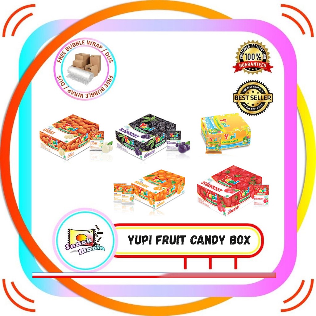 Jual Yupi Permen Bolicious Jelly Gummy Candy Lychee - Blackberry ...