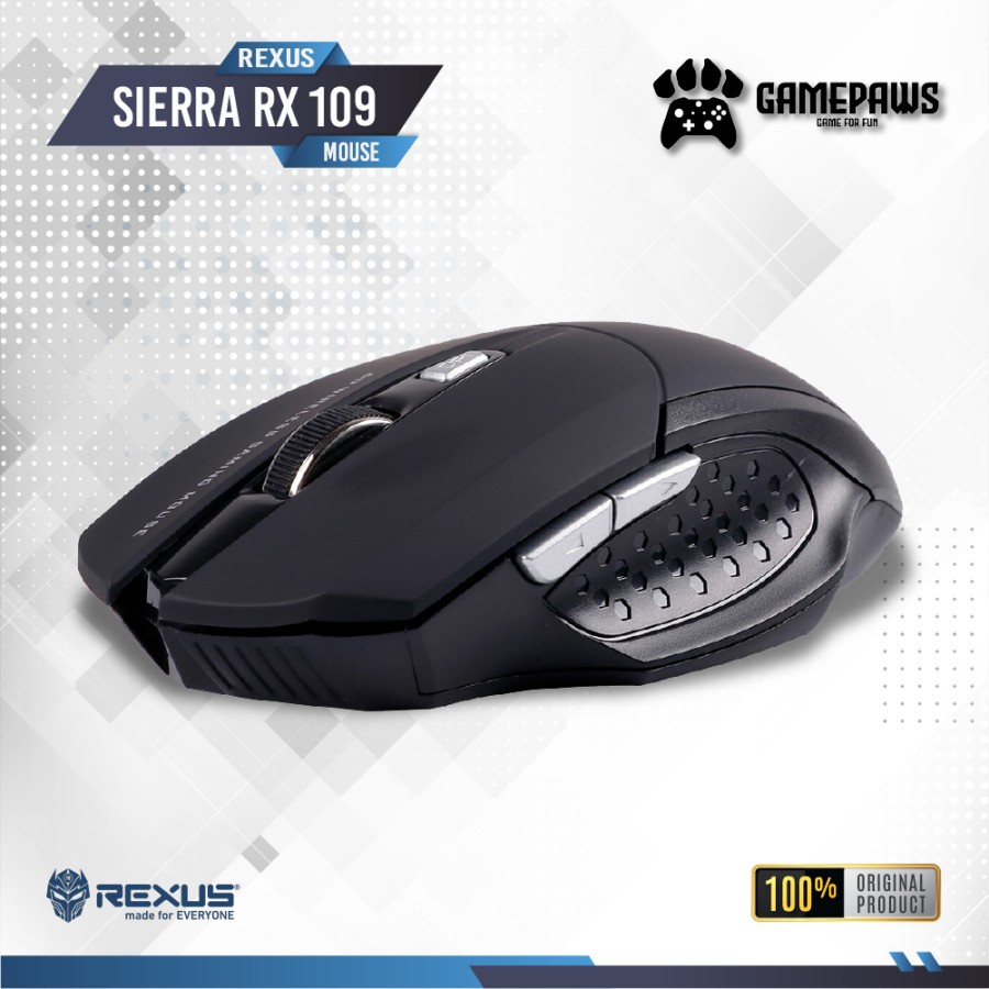 Jual Rexus Mouse Wireless Gaming Xierra RX-109 Gaming Mouse / RX 109 ...