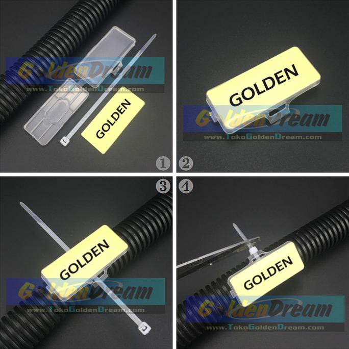 Jual Dapatkan Cable Label Name Tag Identification Id Labeler Penamaan ...