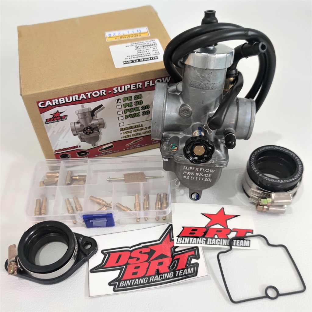 Jual KARBURATOR KARBU BRT PE 28 & PE 30 SUPER FLOW | Shopee Indonesia
