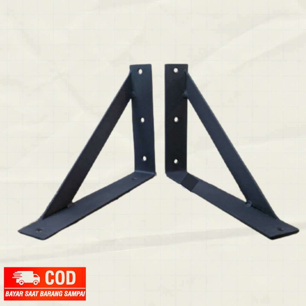 Jual Siku Bracket Besi Ambalan Papan / Braket Hambalan Rak Dinding ...