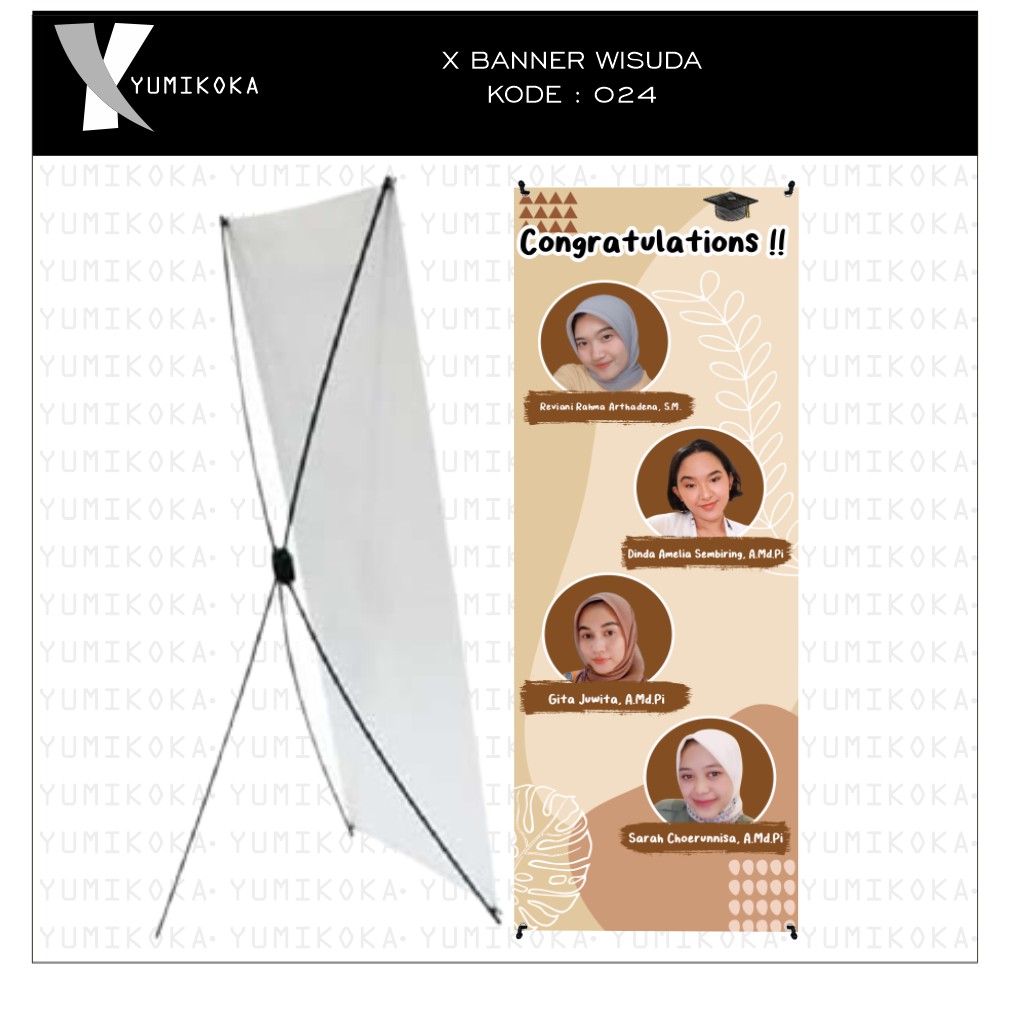 Jual PAKET STAND BANNER XBANNER ACARA WISUDA KELULUSAN PROTOKOL ...