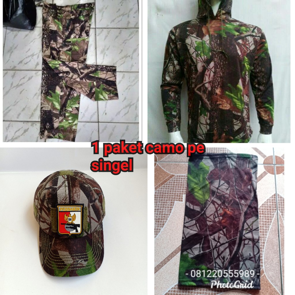 Jual Kaos hodie camo perbakin 1 stel free patch rubber logo ( PE SINGEL ...