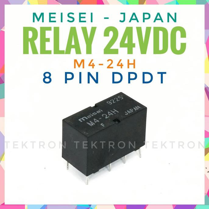Jual MEISEI -Japan DIP Relay 24VDC 8pin DPDT M2-24H 24v 8p arduino uno tektron22 Kualitas Baik ...