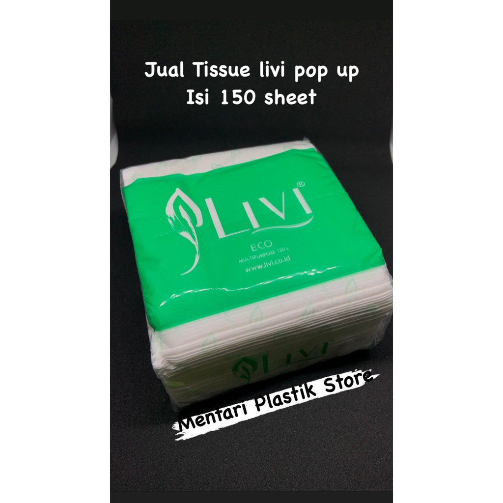 Jual Tissue Livi Eco Pop Up Multipurpose Tisu Meja Makan | Shopee Indonesia