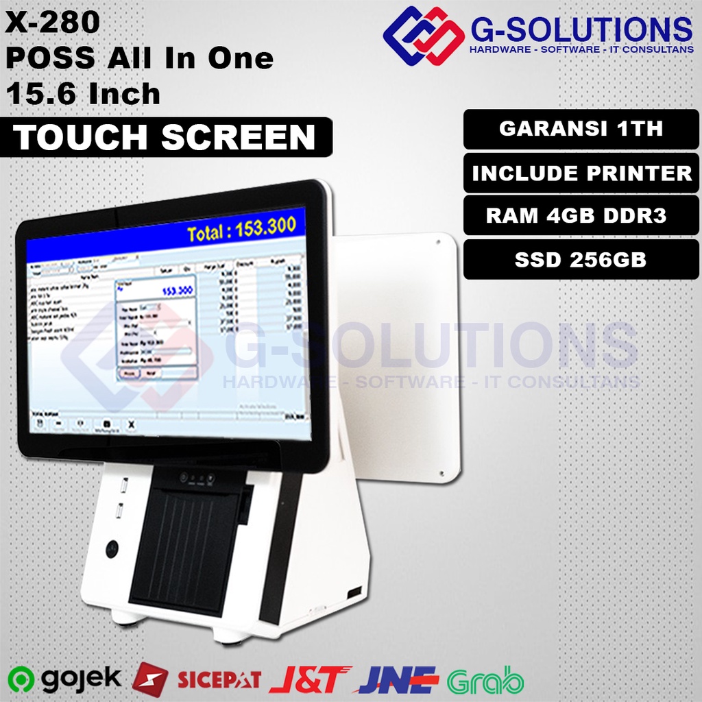 Jual MESIN KASIR PC POS ALL IN ONE TOUCHSCREEN IWARE X-280 | Shopee Indonesia