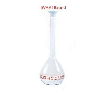 Jual Volumetric Flask 25 ml IWAKI PYREX / Labu ukur 25 ml IWAKI PYREX ...