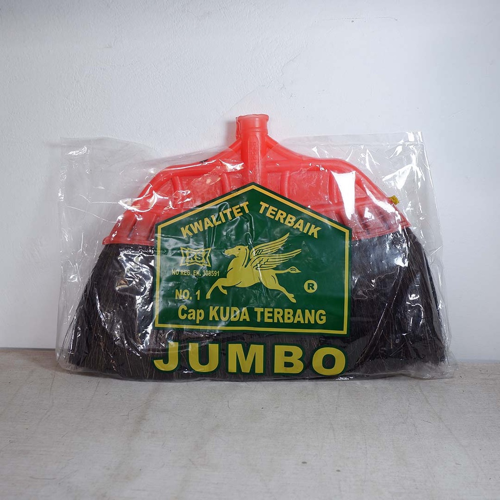 Jual Sapu Ijuk Murah Cap Kuda Terbang Jumbo (Sudah Termasuk Gagang ...