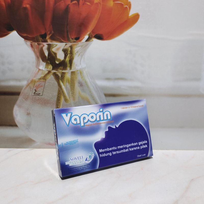 Jual Vaporin kapsul lunak kapsul Inhalasi obat pilek dan hidung ...