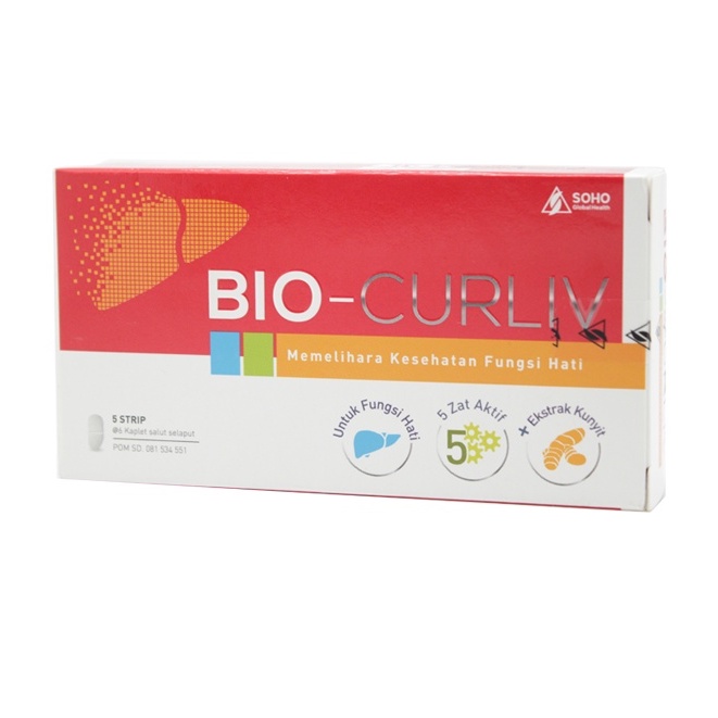 Jual Biocurliv 30's Tablet Soho / Bio Curliv 30's Tablet Soho / Vitamin ...