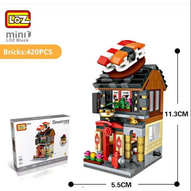 Jual Lego mini loz street merek loz | Shopee Indonesia