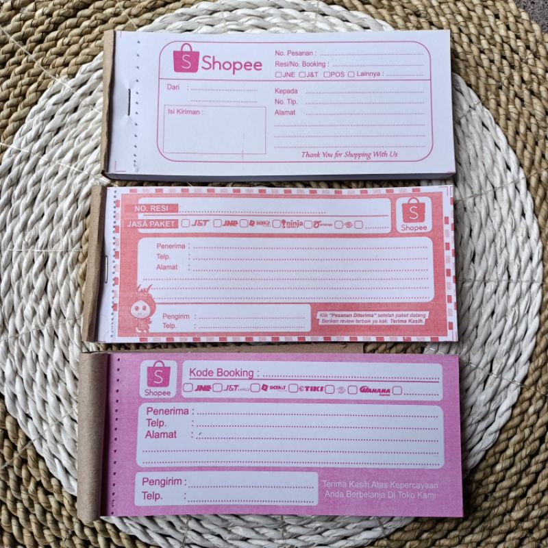 Jual LABEL PENGIRIMAN SHOPEE MURAH 100 LEMBAR /KERTAS ALAMAT ...