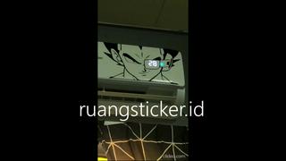 Jual STIKER AC AIR CONDITIONER ANIME GOKU ONE PIECE JUJUTSU KAISEN ...