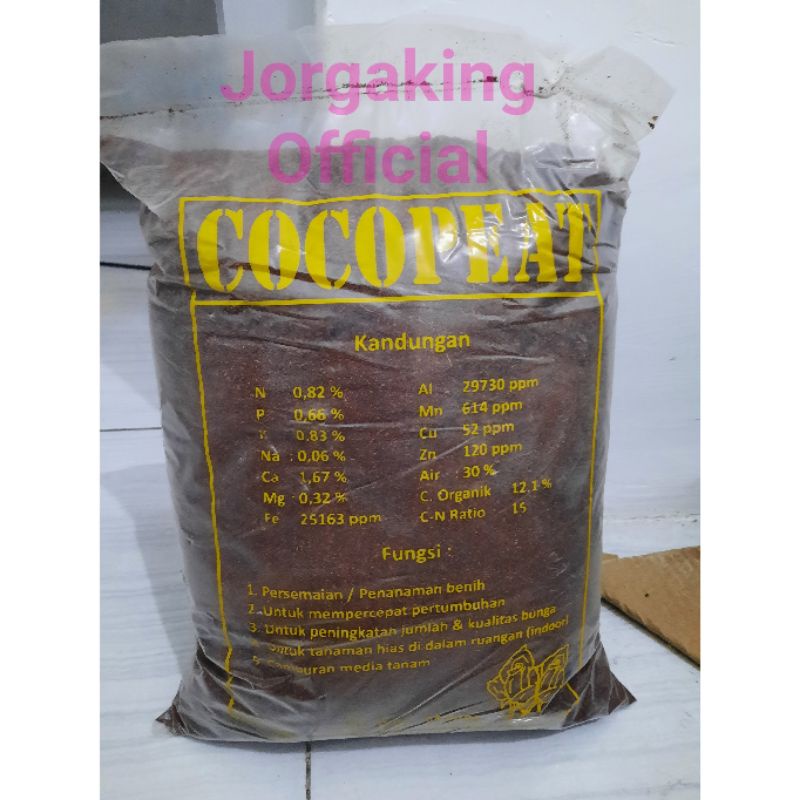 Jual Media Tanam Cocopeat Serbuk Kelapa Halus MS Batu Malang 1,5 kg ...