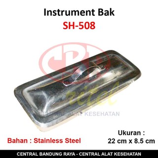 Jual Bak Instrumen (Instrument Bak) SH-508 Ukuran 22cm x 8.5cm | Shopee ...
