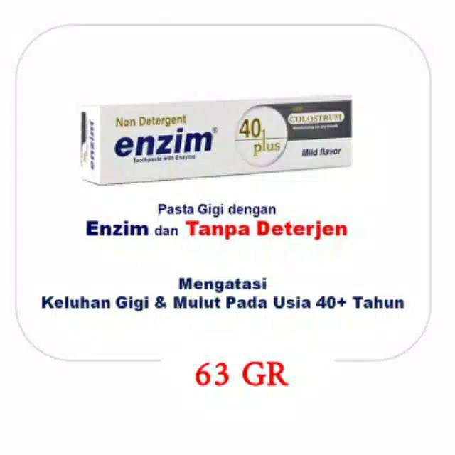 Jual Enzim 40 Plus 63gr exp 2024 | Shopee Indonesia