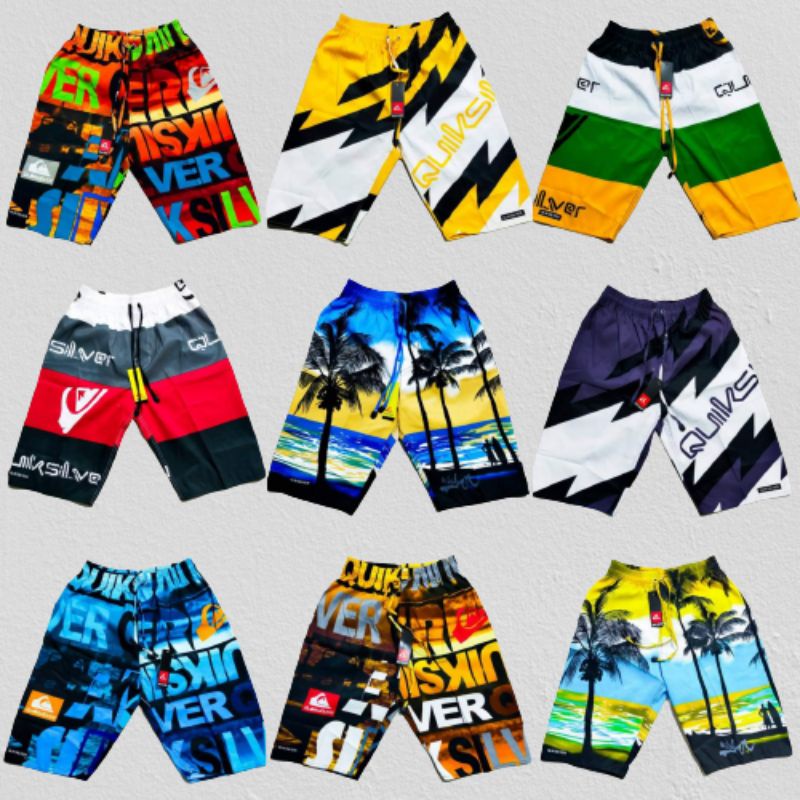 Jual CELANA PANTAI PRIA Motif Hawaii Celana Pendek Pria Surfing Distro Premium Renang Pantai ...