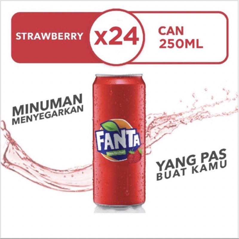 Jual "BIG SALE" FANTA Soft Drink Minuman Bersoda kemasan kaleng 250ml x 24 - PACK | Shopee Indonesia