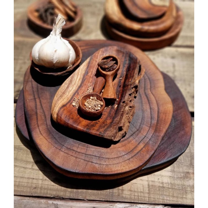 Jual Wood Slice/Potongan Kayu/Log Kayu Jati Bakar | Shopee Indonesia