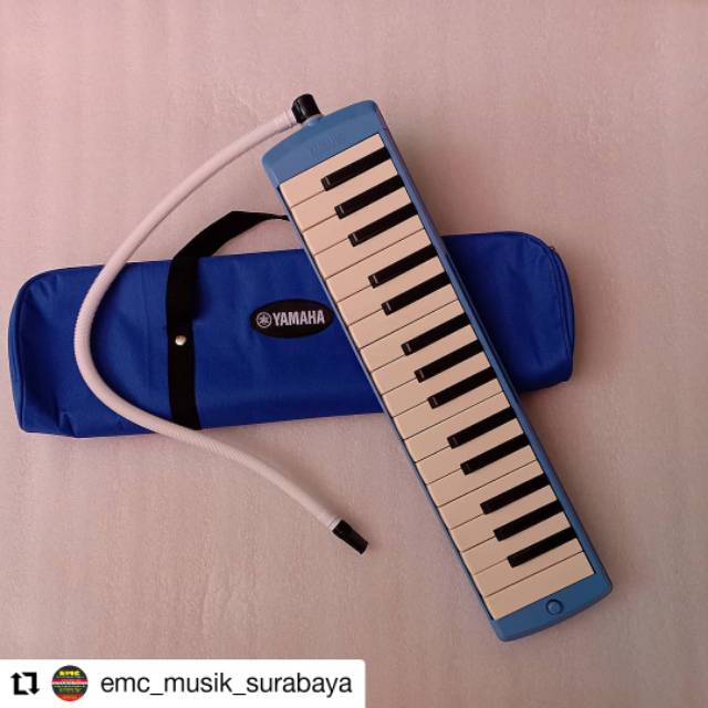 Jual Yamaha P32D Pianica Blue with bag (original) | Shopee Indonesia