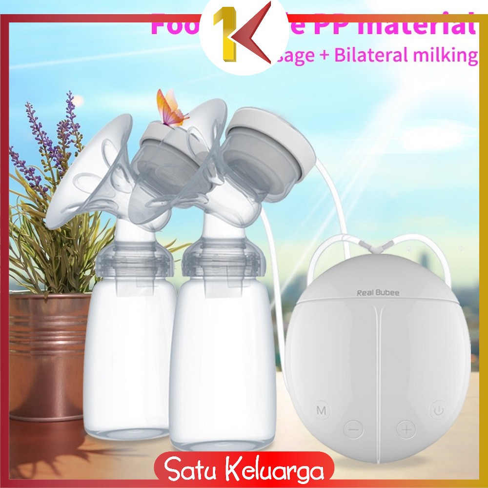 SK-C24 Pompa Asi Elektrik Otomatis 2 Botol Susu | Double Breast Pump ...