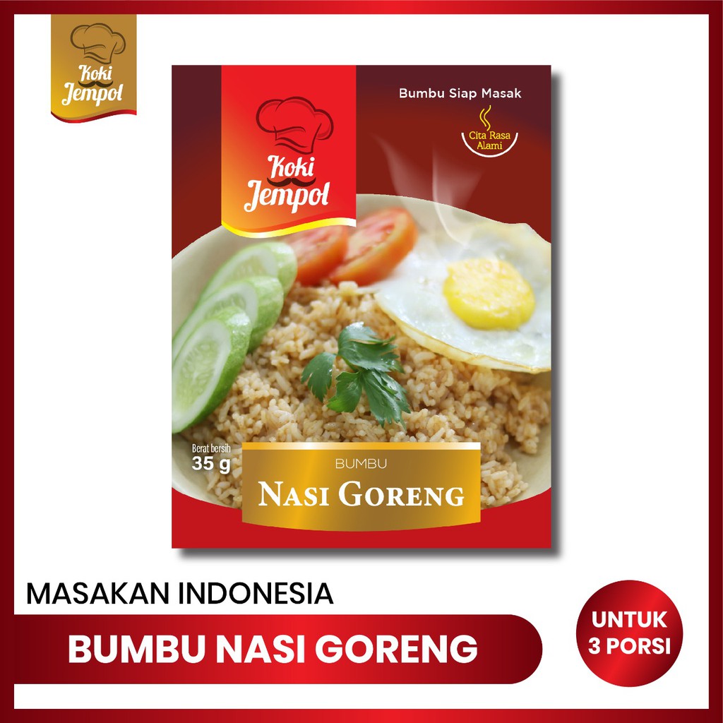 Jual Bumbu Masak Instant NASI GORENG Koki Jempol 35gr | Shopee Indonesia