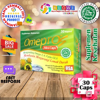 Jual Omepros Mini Caps 10 & 30 Kapsul / Penurun Kolesterol / Mencegah ...
