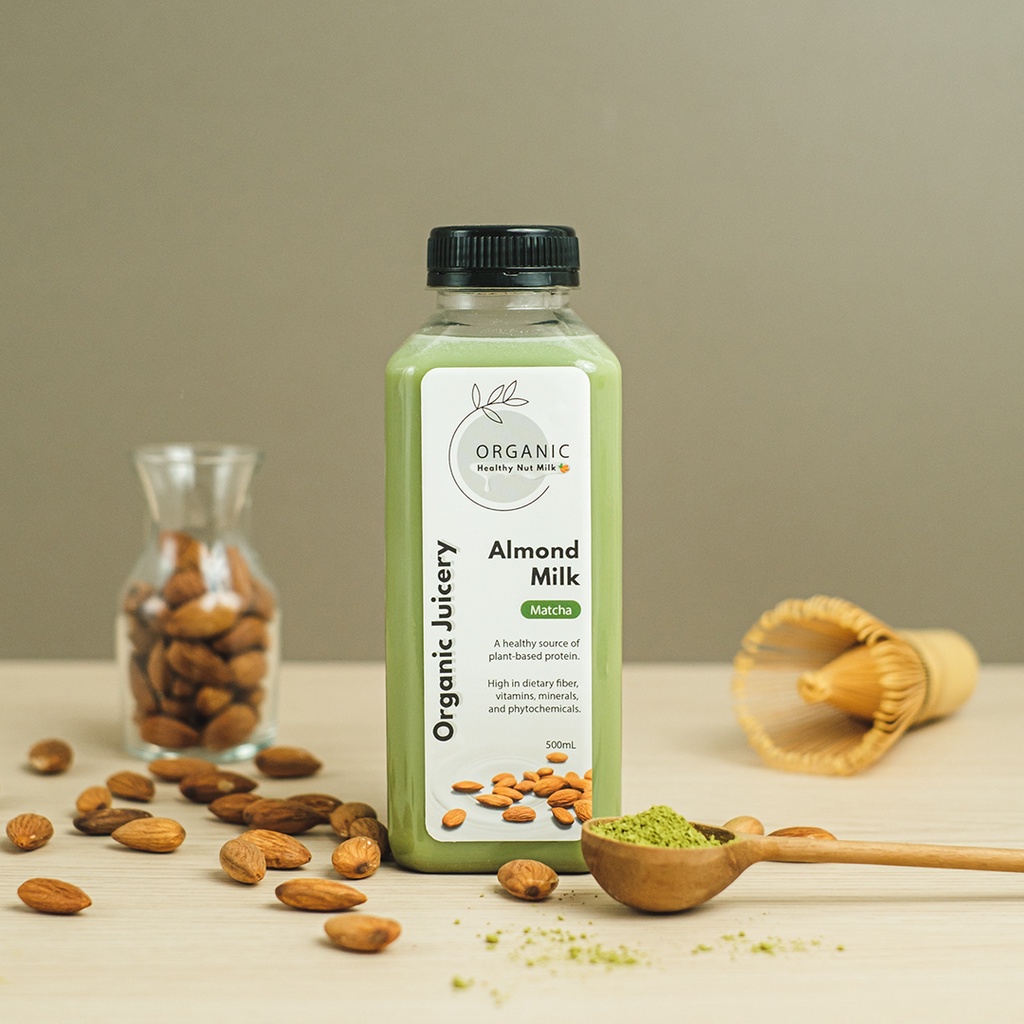 Jual Almond Milk Matcha | Susu Almond Matcha 1 Liter | Shopee Indonesia