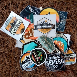 Jual STIKER GUNUNG SALAK / TEMPELAN HELM KACA AKSESORIS PENDAKI GUNUNG ...