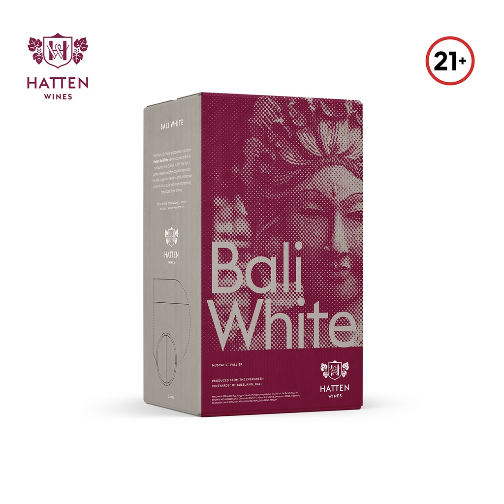 Jual Hatten Wines BALI WHITE Cask, White Wine, 2000 ml | Shopee Indonesia