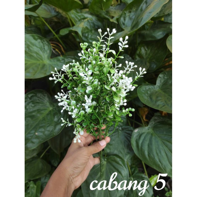 Jual Bunga rumput artificial /dekorasi /Tanaman imitasi / rumput baby ...