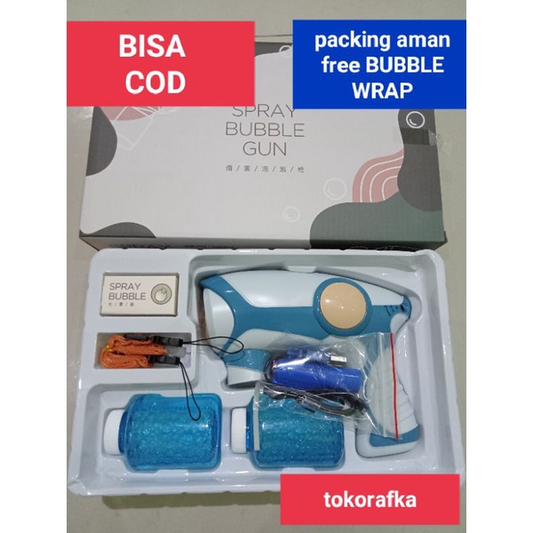 Jual RECHARGEABLLE SMOKE BUBBLE GUN TEMBAKAN GELEMBUNG BATERAI CHAS ...