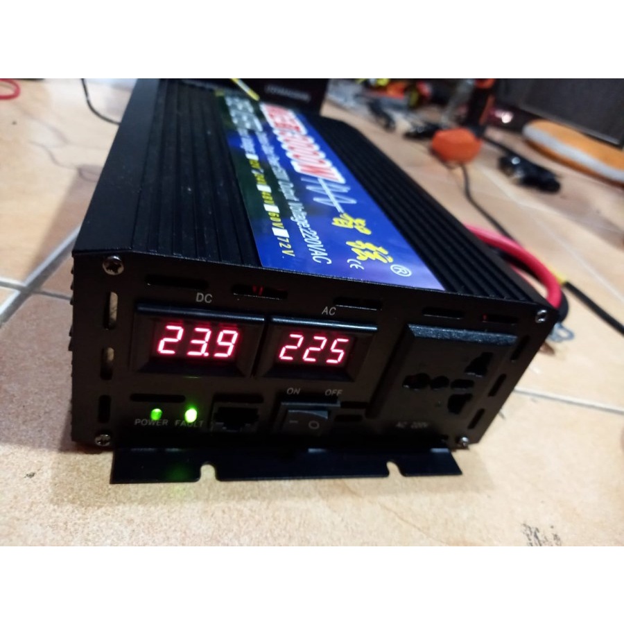 Jual Power Inverter Solar Panel PLTS PSW Pure Sine Wave 3000 Watt 24 ...