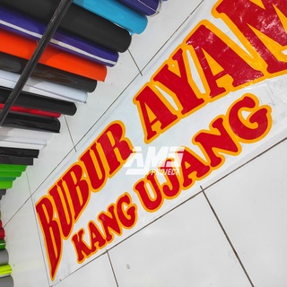 Jual Stiker Custom Usaha / Stiker Gerobak/ Stiker Kaca / Stiker Hurup ...