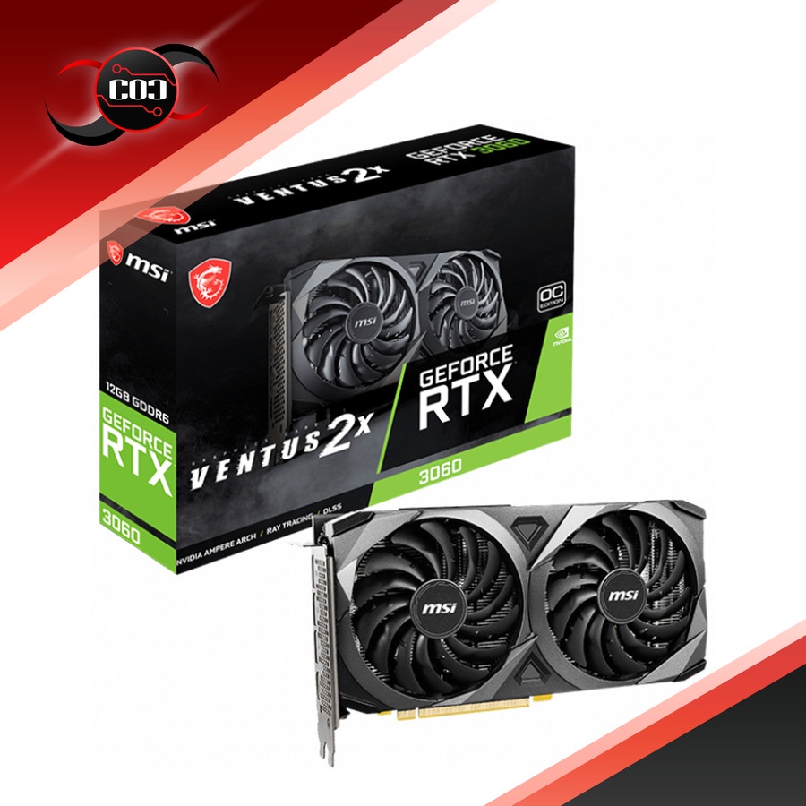 Jual MSI GeForce RTX 3060 12GB VENTUS 2X OC | Shopee Indonesia