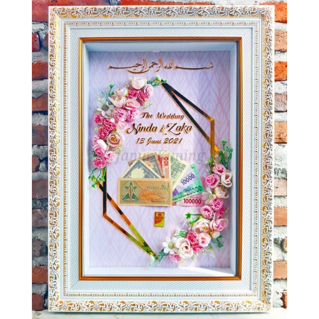 Jual Mahar akrilik / mahar nikah / mahar rustic / mahar murah | Shopee ...
