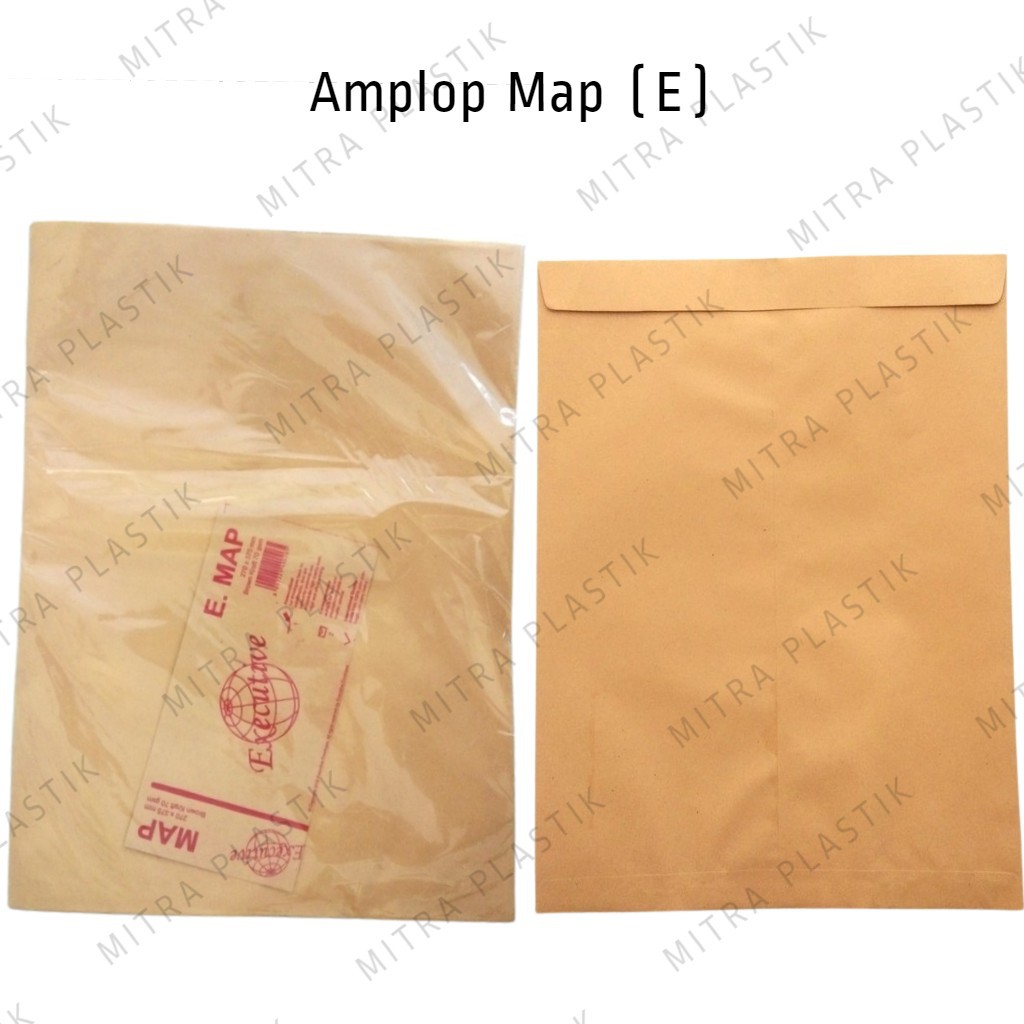 Jual Amplop Coklat E Map isi 100 pcs / Amplop Folio Kertas Envelope ...